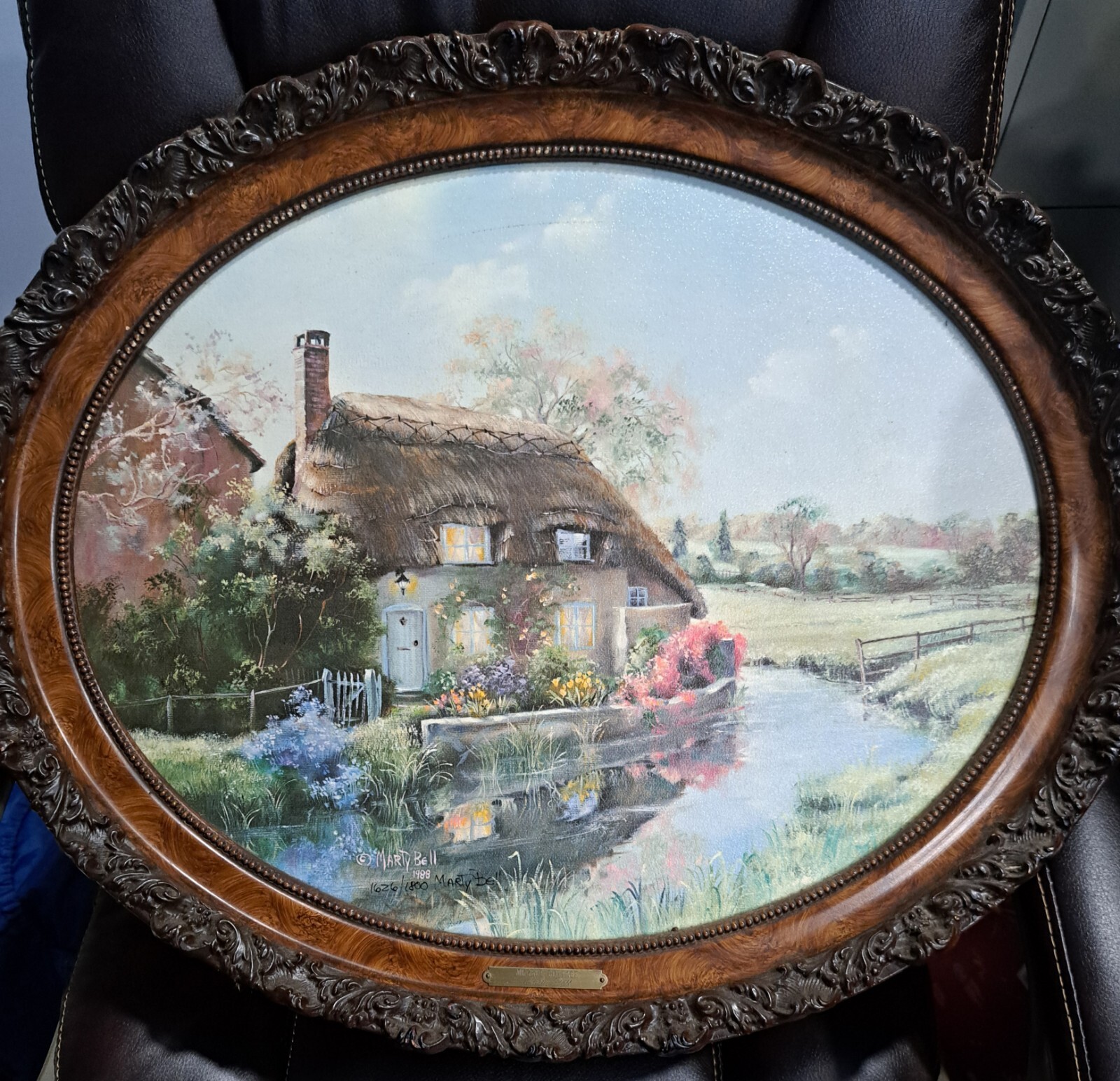 Marty Bell Murrle Cottage framed print | eBay