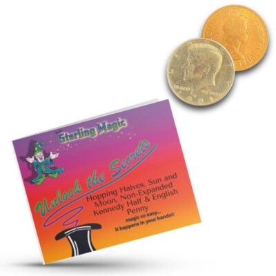 Hopping Half - by Ted's Sterling Magic - Sun and Moon Coin Magic Trick ...