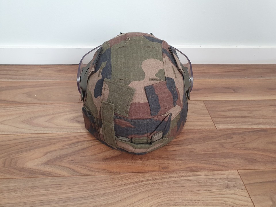 French Félin F2 MSA Helmet with Riot Visor Size M | eBay