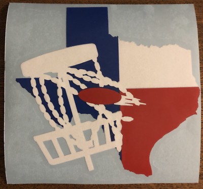6” Texas Disc Golf Vinyl Decal | eBay