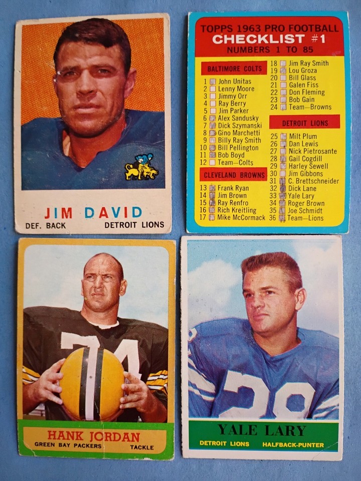 Old Football Cards - 12 Card Lot. Vintage, Lower Grade | eBay
