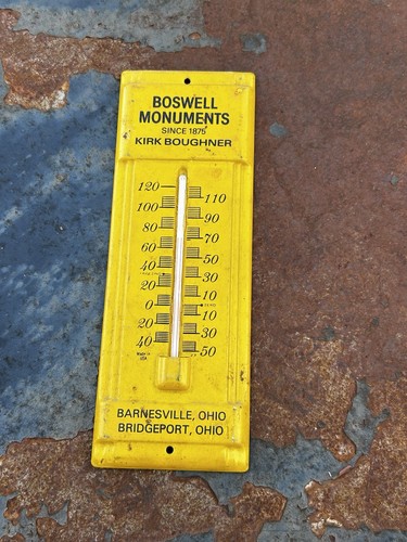 Barnesville Ohio Boswell Monuments Thermometer Funeral Creepy Cemetery ...
