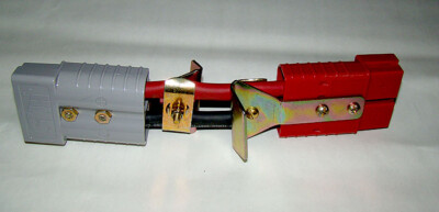 NEW ADAPTER Forklift Charger Red 350 to Grey Electric Battery Connector ...