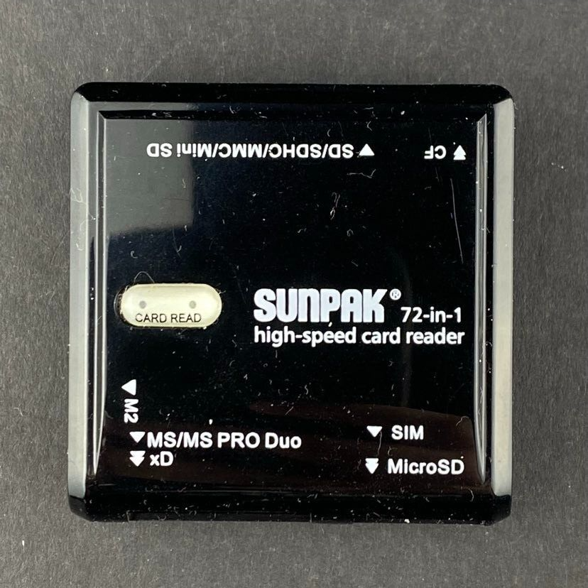 Sunpak 72-in-1 High-Speed Card Reader Built In USB 2.0 Self Storage Plug | eBay