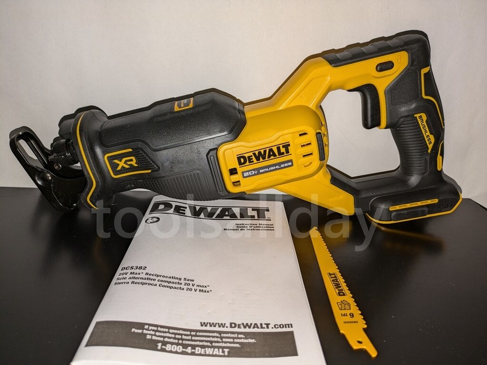 DEWALT DCS382B 20V MAX XR Li-ion Brushless Cordless Reciprocating Saw w ...