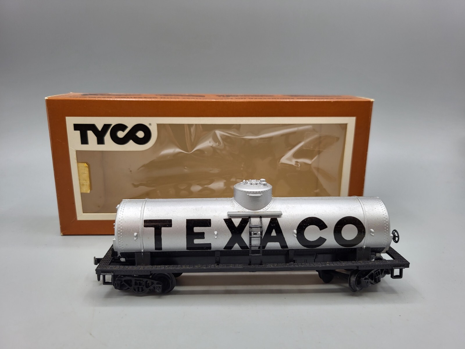 Tyco 315A Silver Texaco 40 Foot HO Scale Plastic Gas Tank Car 7.5" | eBay