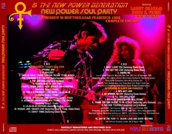 PRINCE & THE NEW POWER GENERATION / NEW POWER SOUL PARTY (2CD) | eBay