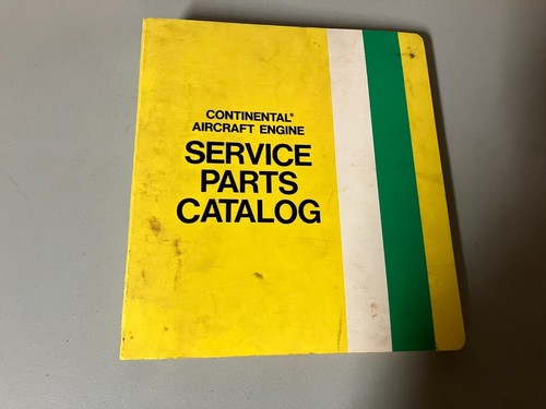 Continental Aircraft Engine Service Parts Catalog O-470 I0-470 | eBay