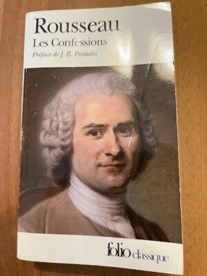 Les Confessions - Rousseau - Folio classique | eBay