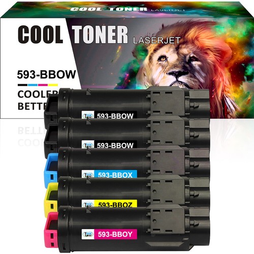 High Yield 593-BBOW Toner Compatible With Dell H625cdw H825cdw S2825cdn ...