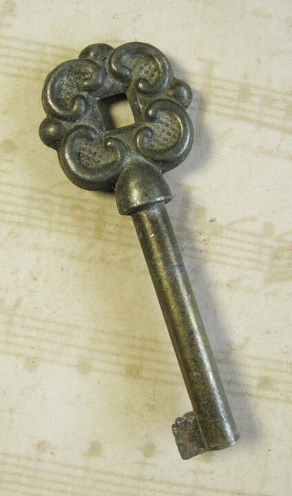 Antique Old Skeleton Key GENUINE Fancy Brass - More Rare Keys Here! | eBay