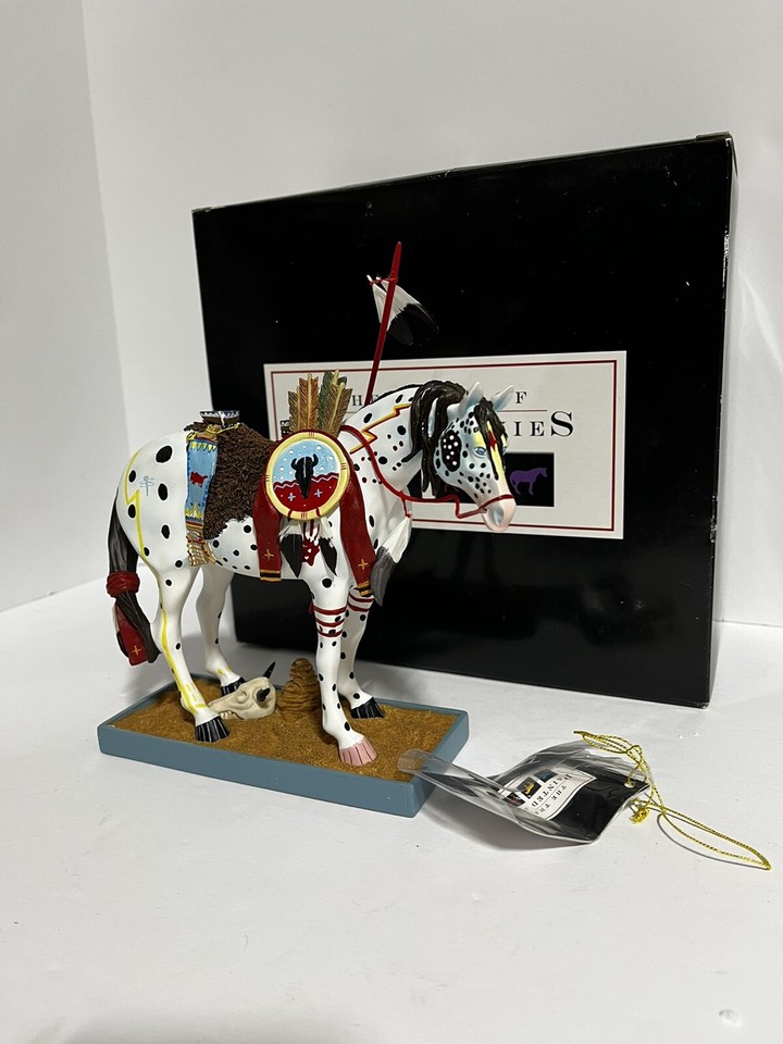 The Trail of Painted Ponies #1452 War Pony Retired Statue Figurine 1E ...