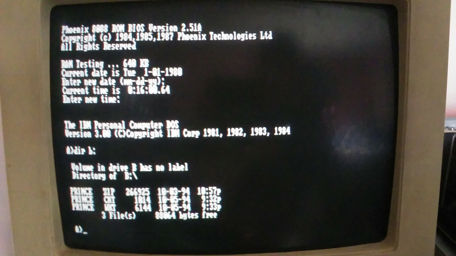 Vintage Samsung SPC-3000V 10MHz 8088 XT PC Clone, Dual 360K floppy No ...