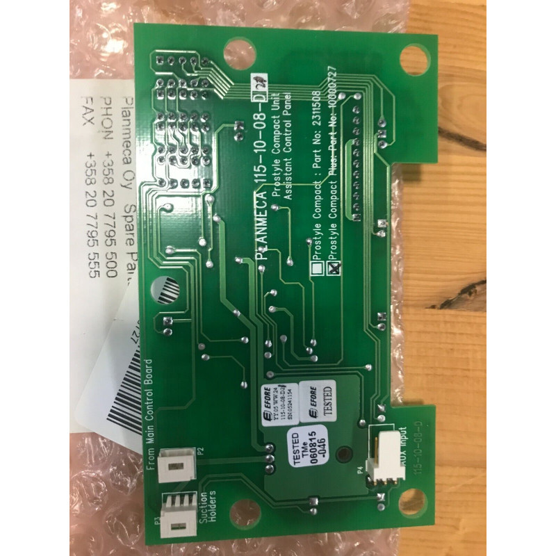PLANMECA Prostile Compact Plus Assistand Controllo Panel PCB 115-10-08 ...