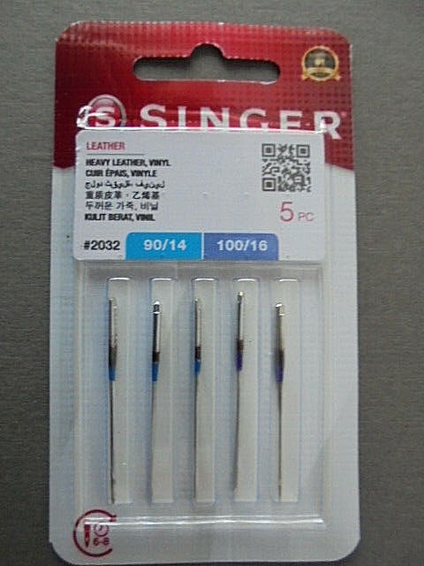 SINGER Sewing Machine Leather Needles (Pack of 5) (2032) | Compra ...