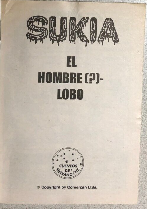 SUKIA #27 (1980s) Colombia horror comic book in Spanish FINE- | eBay
