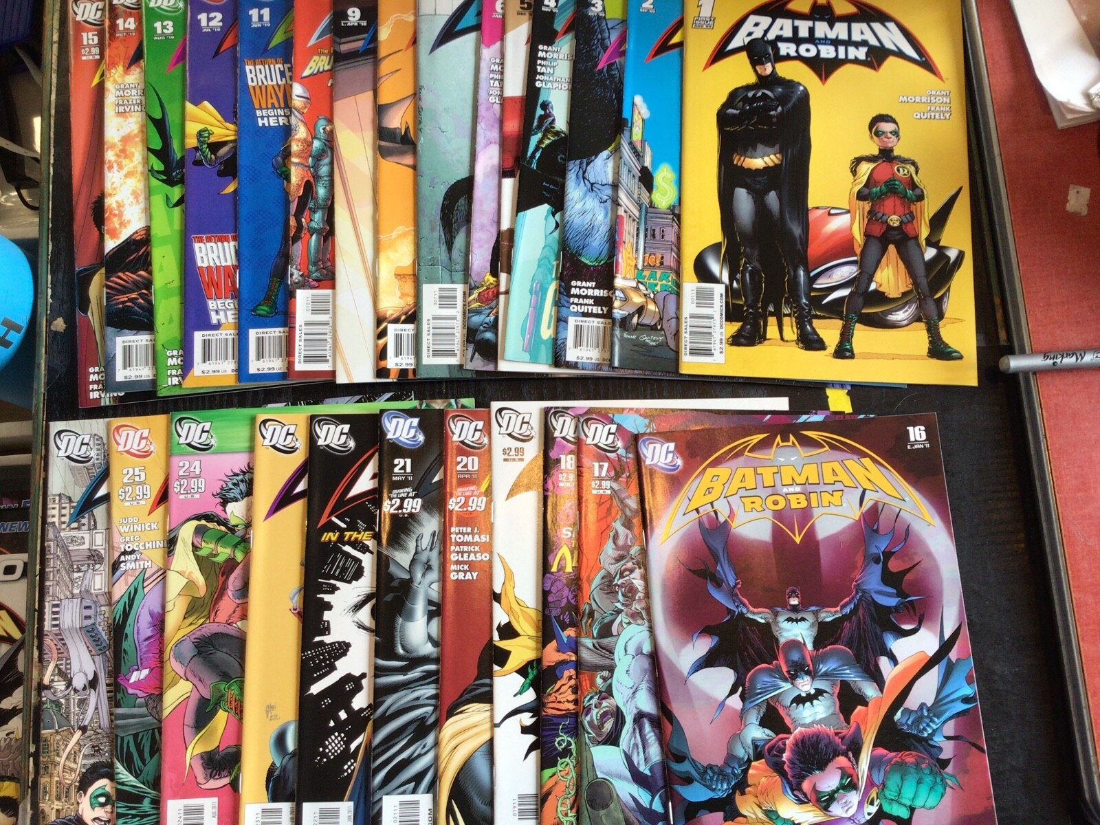 26 COMPLETE COMIC LOT BATMAN ROBIN 1-26 DC 2009 1ST APPEARANCE PROF PYG ...