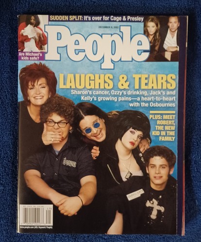 People Magazine December 9 2002 Ozzy Sharon Osbourne Halle Berry Tim ...