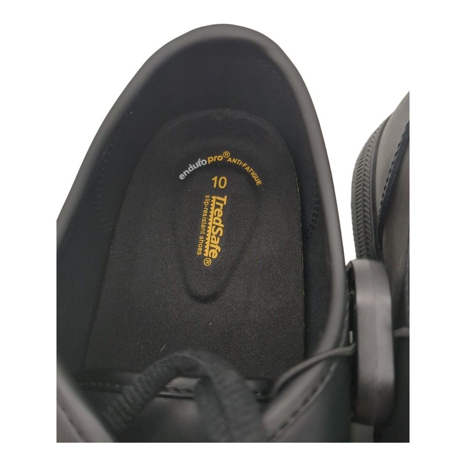 Tredsafe Woman Black Anti-fatigue Oil Slip Resistant Work/Chef Shoes ...