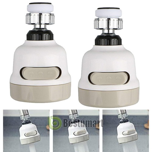 2Pack 360° Rotating Faucet Moveable Kitchen Tap Head Water Saving ...