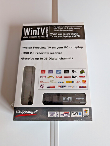 HAUPPAUGE! WINTV NOVA-T-SE USB TV STICK NEW SEALED BOX | eBay Australia