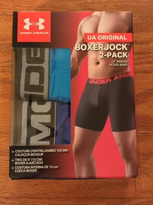 Men's Under Armour BoxerJock Briefs 2pk. Size M New | eBay