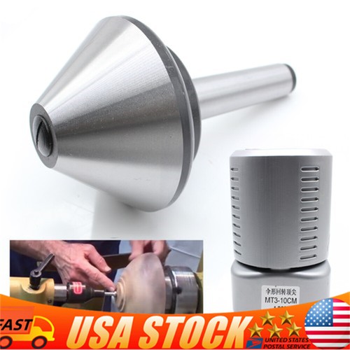 4?? MT3 Bull Nose Live Center Morse Taper 75 Degree Bull Nose Center ...