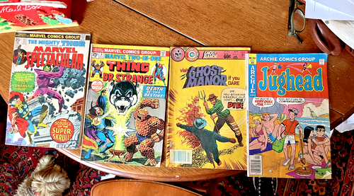 Marvel The Thing, Dr. Strange, Jughead, Mighty Thor Ghost Manor comic ...