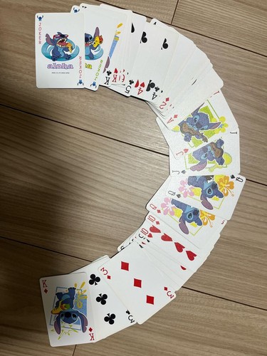Playing Card Stitch Disney eek | eBay