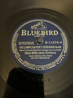 Bluebird 78 RPM Glenn Miller - The Lamplighter’s Serenade 11474 V+ Jazz ...
