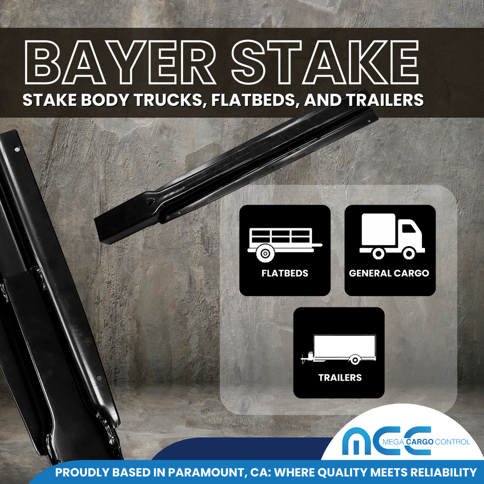 4 Pack 60" Bayer Style Stake Body Stakes for Stake Trucks Flatbeds and ...