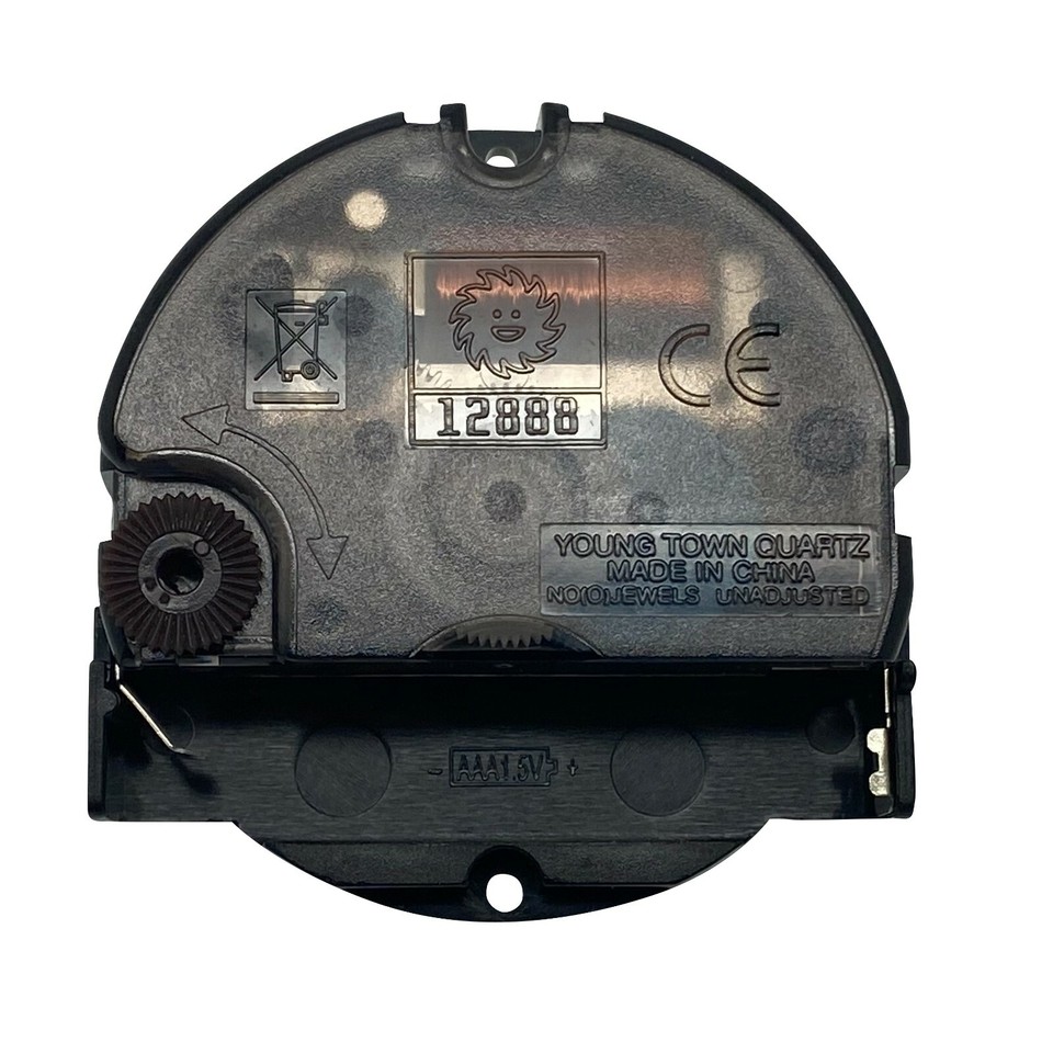 Small 12888 Youngtown Ticking Quartz Clock Movement Mechanism 7.2mm ...