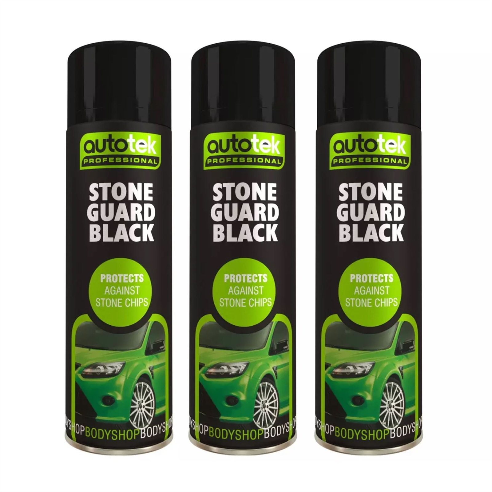 Autotek Stone Black Guard Protects Against Chips Aerosol Spray Paint ...