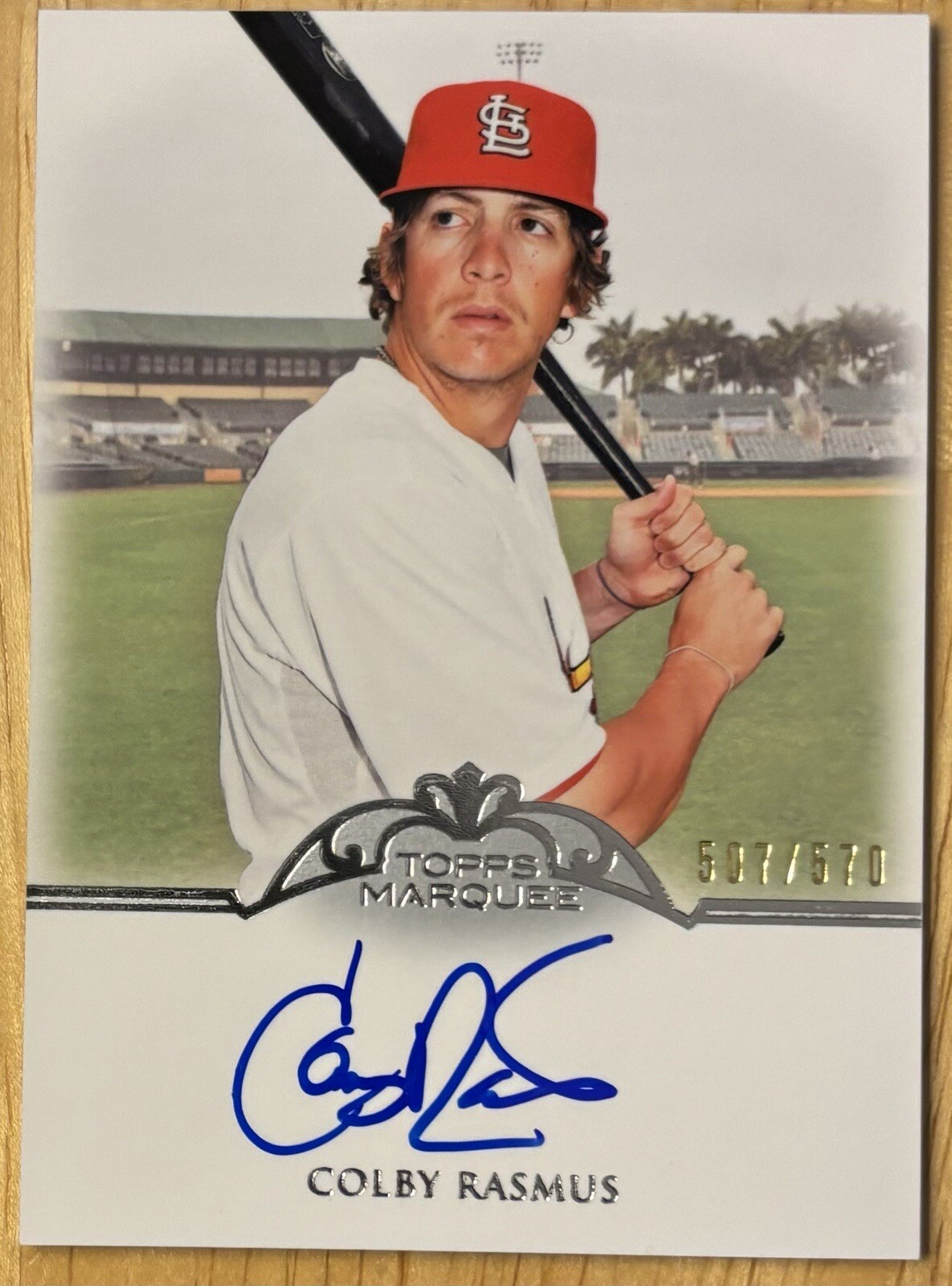 2011 Topps Marquee Colby Rasmus Monumental Markings Autograph On Card ...