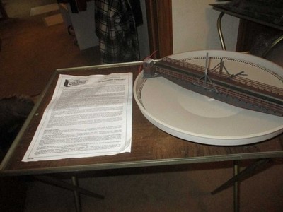 Cornerstone HO 90' Motorized Turntable 933-3135 working but needs minor ...