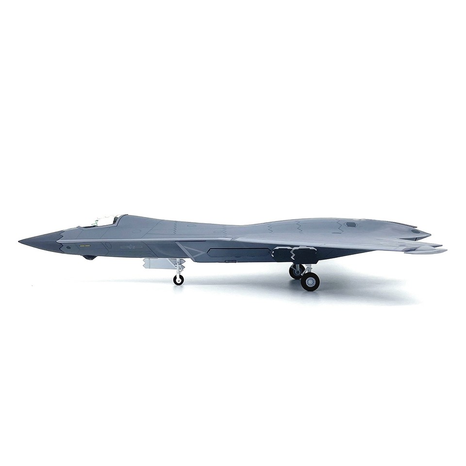 China Shenyang J-50 Sixth Gen Fighter 1:72 Diecast Model 31cm w/Display ...