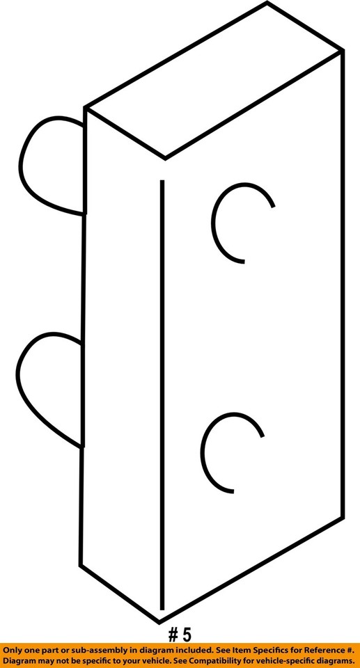 GM OEM 96-24 Express 1500 Rear Bumper Rear Bumper-Stud Plate 15995787 ...