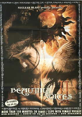 Beautiful Voices II Promo Poster gefaltet / folded Sammlerstück ...