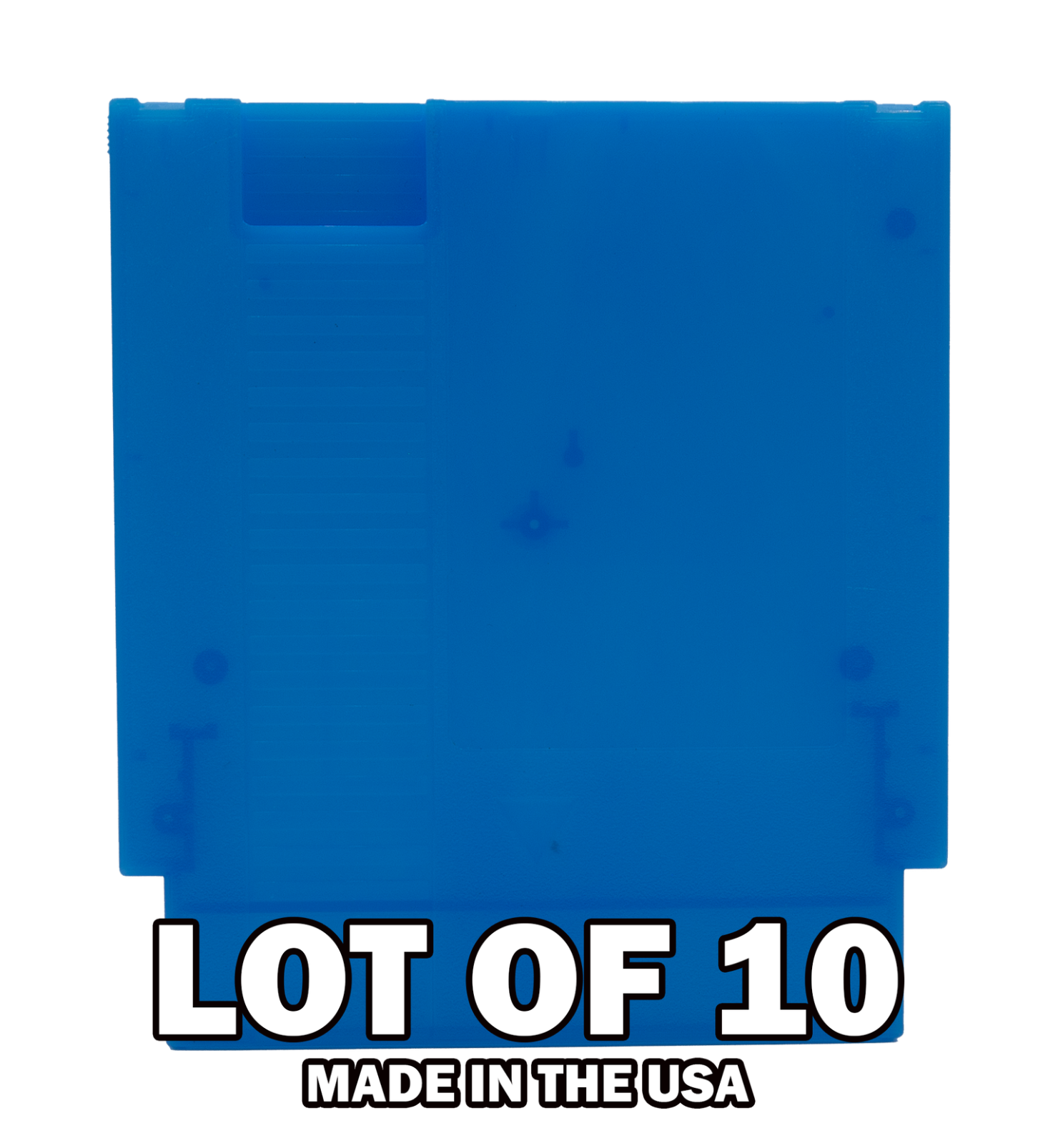 NEW Nintendo NES Lot of 10 BLUE Replacement Shell Casing with Screws ...