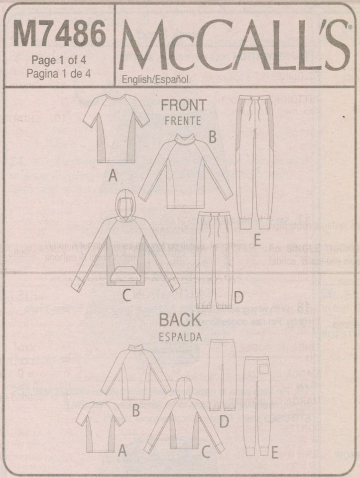 NO ENVELOPE McCall's & Simplicity Sewing PATTERNS WITHOUT PACKAGING | eBay