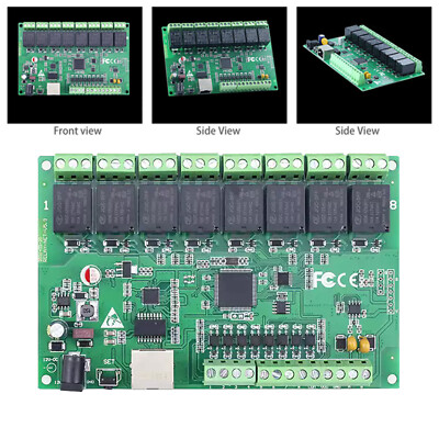 8 Channel Relay Network IP Relay Web Relay Dual Control Ethernet RJ45 ...