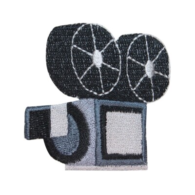ID 3092 Old Fashion Video Recorder Patch Movie Film Embroidered Iron On ...