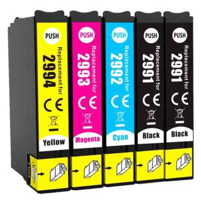 5 x Ink 29xl, 29 Fit For Epson xp-235 xp-245 xp-247 xp-255 xp-257 xp ...