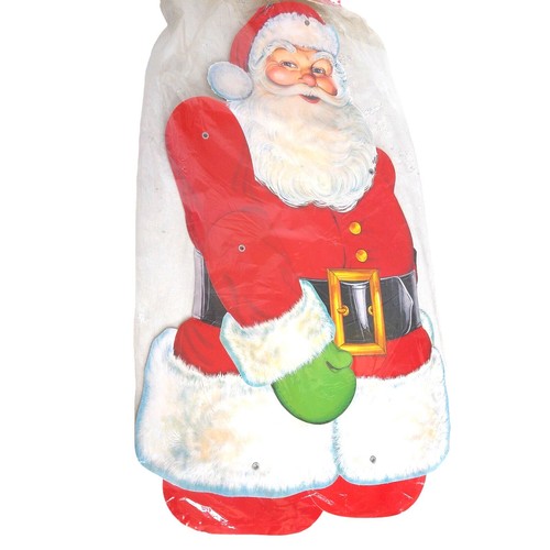 Beistle Santa Claus Large Jointed Cardboard 29" Vintage 1978 READ | eBay