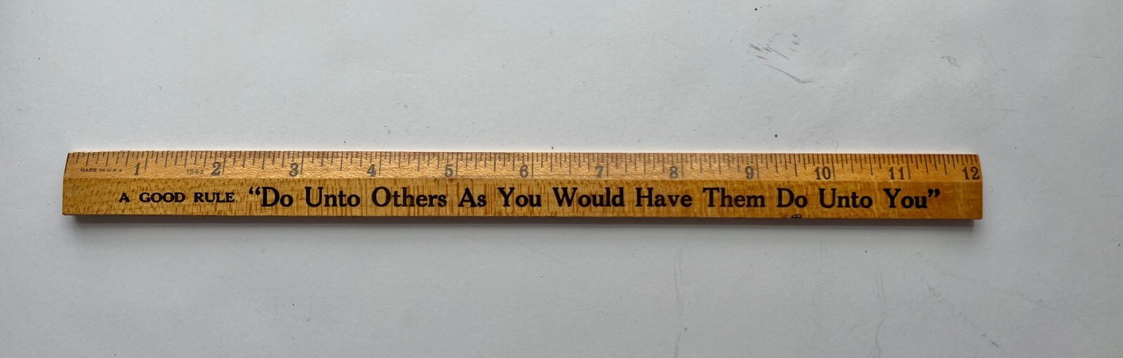 Coca Cola wooden 12 inch ruler with golden rule | eBay