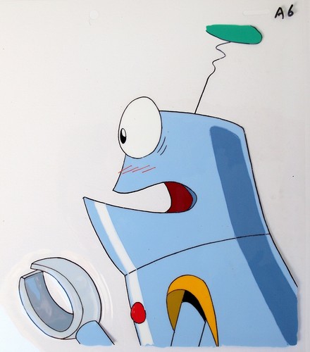 Original Japanese Anime Cel from cartoon Mojacko. Robot Donmo | eBay