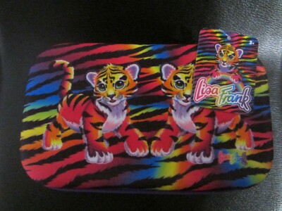 Lisa Frank Forrest Tiger Pencil Pouch Makeup Travel Trinket Box New | eBay