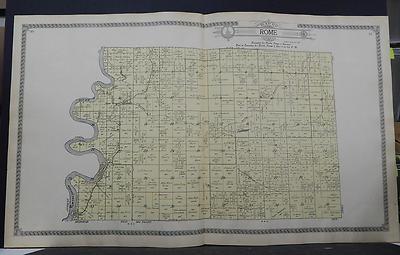 Wisconsin, Adams County Map, 1919 Rome Township P2#23 | eBay