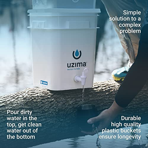 Uzima UZ-2 Camping Water Filter and Drinking Water Filter System ...