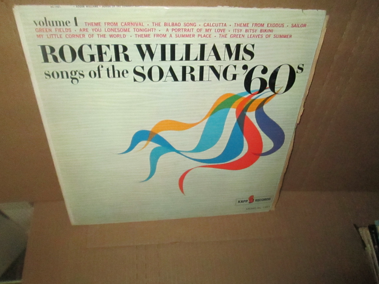 ROGER WILLIAMS - SONGS OF SOARING '60s Vol. 1 rare Vinyl Lp (Kapp Mono ...